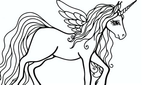 Coloriage D Une Licorne Arc En Ciel T L Charger Ou Imprimer