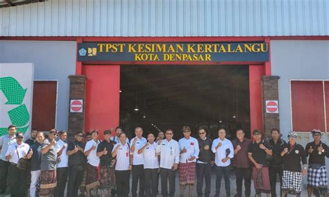 Sambangi TPST Kertalangu Sekda Alit Wiradana Minta Bali CMPP Genjot