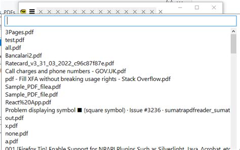 add files list side window · sumatrapdfreader sumatrapdf · discussion 2690 · github
