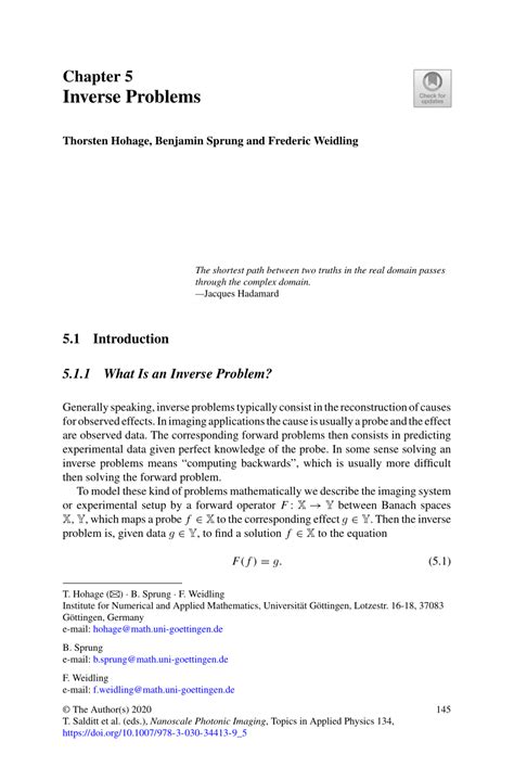 pdf inverse problems