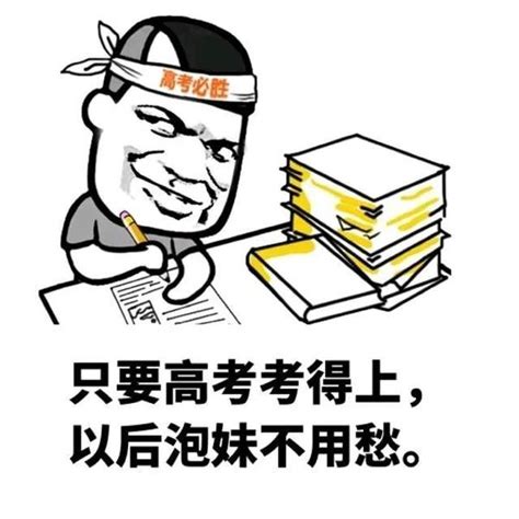 高考表情包祝高三学子高考成功考上心仪的大学 知乎
