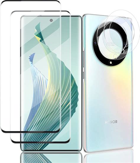 2 2 pièces Verre Trempé pour Honor Magic 5 Lite 2Pcs Protection