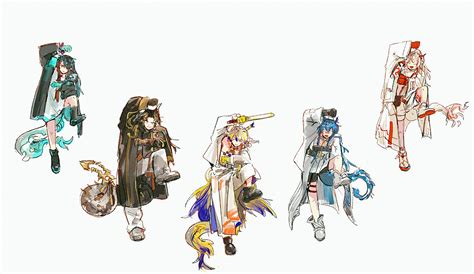 Dusk Nian Shu Chongyue And Ling Arknights And 1 More Drawn By