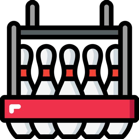Bowling Pins Basic Miscellany Lineal Color Icon