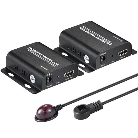 1080P 60m HDMI Extender HDMI Repeater Over Cat 6 Cat 7 Ethernet Cables