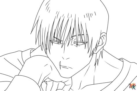 Coloriage Jujutsu Kaisen Pour Les Fans De Cette Anim E