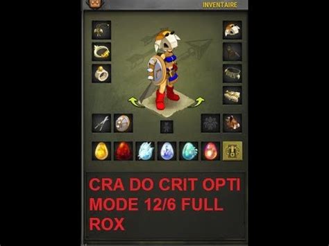 DOFUS PVP CRA DO CRIT OPTI MODE 12 6 FULL ROX YouTube