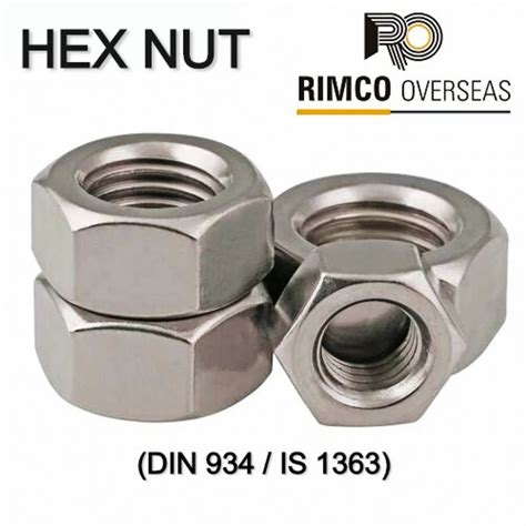 High Tensile Steel ASTM A194 Grade 2h Hex Nuts Size M3 To M52 At Rs 1