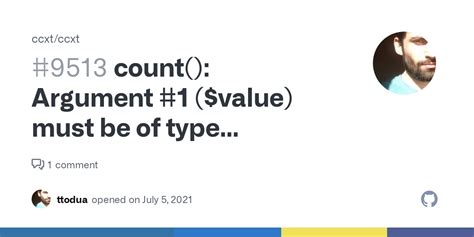 Count Argument 1 Value Must Be Of Type Countable Array Issue