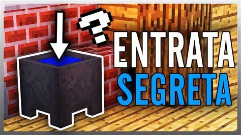 Minecraft Come Costruire Un Passaggio Segreto YouTube