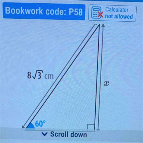 Solved Calculator Bookwork Code P Not Allowed Math