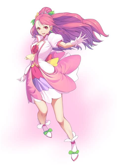 Hanadera Nodoka And Cure Grace Precure And 1 More Drawn By Huai Diao
