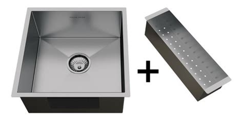 Cuba Inox Quadrada 40 X 40 Acessórios Embutir Sobrepor Frete grátis