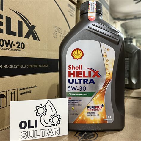 Jual SHELL HELIX ULTRA 5W 30 1L BARCODE HIJAU ORIGINAL OLI MOBIL