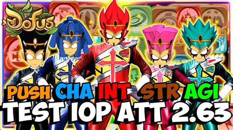DOFUS NOVO IOP 2 63 PVP TODOS OS MODOS STR INT AGI CHANCE E