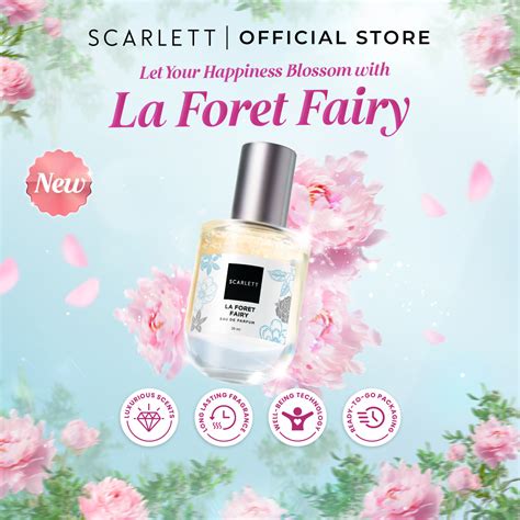 Scarlett Whitening Eau De Parfum La Foret Fairy Ml Scarlett