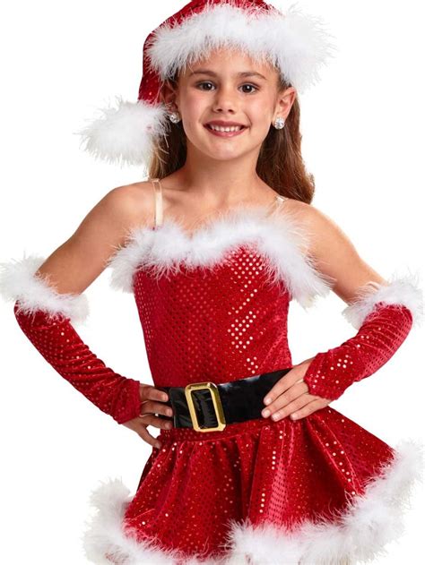 Santa Cutie Curtain Call Costumes Christmas Dance Costumes Dance Outfits Cute Girl Dresses