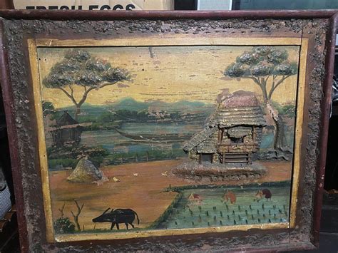 Bahay Kubo Painting Furniture Home Living Home Decor Frames