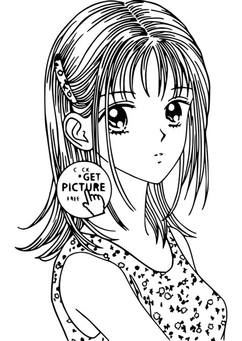 144 dessins de coloriage Manga à imprimer
