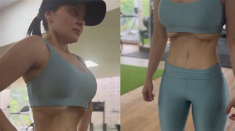 Maraisa Da Dupla Maiara Mostra Treino E Impressiona Barriga