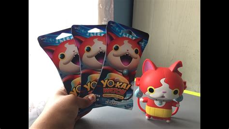 Yo Kai Watch Trading Card Game Opening 10 Card Booster Pack YouTube