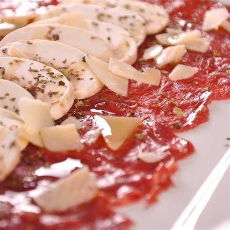Recette carpaccio de bœuf Cuisine Madame Figaro