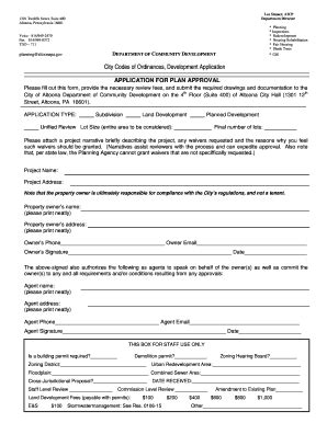Fillable Online Altoonapa City Codes Of Ordinances Development
