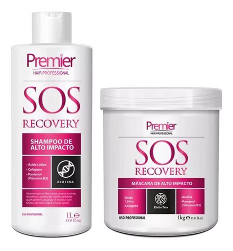 Kit Capilar Sos Reconstrução Shampoo Máscara Alto Impacto