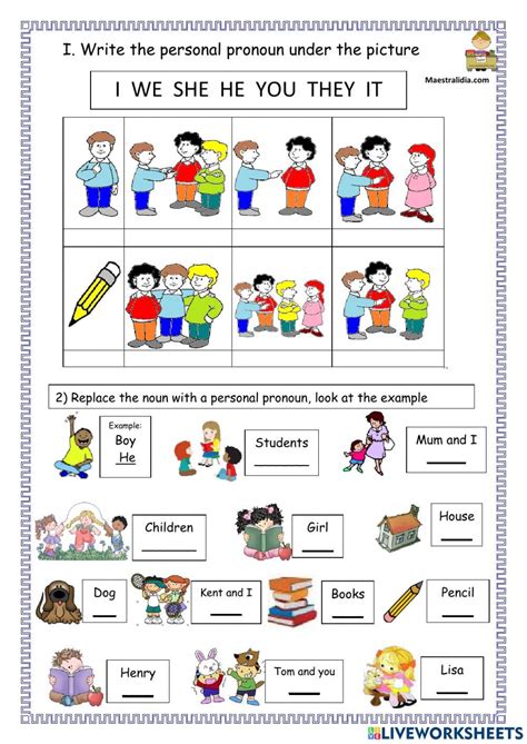 Personal Pronouns Ficha Interactiva Y Descargable Comprueba Tus 951