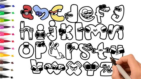 How To Draw Alphabet Lore Lower Case A To Z Alphabet Lore Drawing And