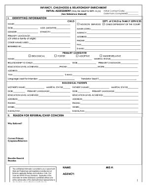 Under 5 Assessment Fill And Sign Printable Template Online