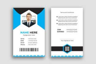 Modern Employee ID Card Template Design Graphic By MouriThemes