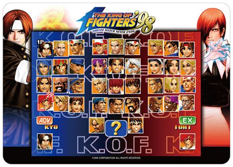 THE KING OF FIGHTERS 98 イラストプレイマットNT DREAM MATCH NEVER ENDS amiami jp