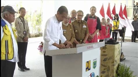 Pasar Induk Among Tani Terbesar Indonesia Di Kota Batu Diresmikan Jokowi