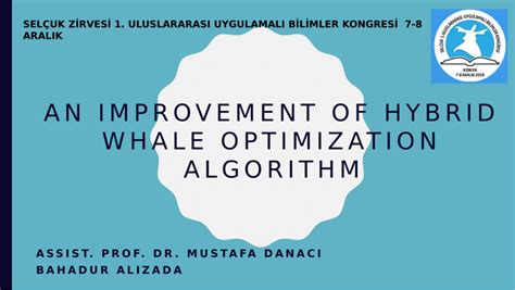 pdf an improvement of hybrid whale optimization algorithm