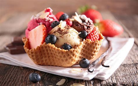 Fond d écran aliment dessert Food wallpaper Postre