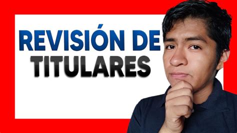 Corrección de TITULOS de mis Suscriptores Consejos para mis