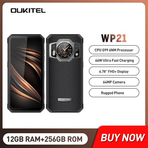 Oukitel WP21 Rugged Phone Night Vision Cell Phone Mobile Phone 9800