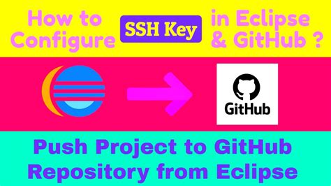 How To Configure SSH Key In Eclipse GitHub Push Project To GitHub