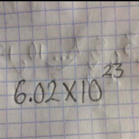 El Numero De Avogadro Tiene Un Valor De X Atomos Mole Es