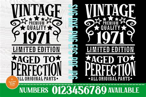 Vintage Birthday 1959 Svg Aged To Perfection Svg Birthday Vinyl Cutting