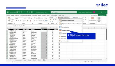 TEMA 3 Formatos Condicionales En Excel Basico Pdf