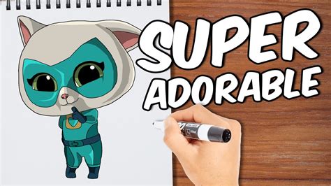 How To Draw Bitsy From Disney Junior S Superkitties YouTube