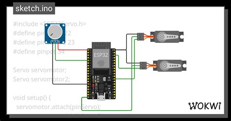 servos wokwi esp32 stm32 arduino simulator