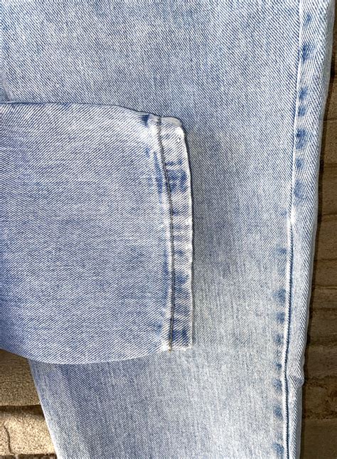 Vintage Z Cavaricci Jeans 32 X 33 USA 1990s Blue Ston Gem