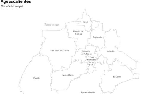 Mapas De Aguascalientes Descarga E Imrprime En Imagen O Pdf