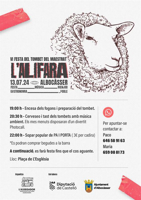 Albocàsser reviu la tradició de lAlifara aquest dissabte DiaDia