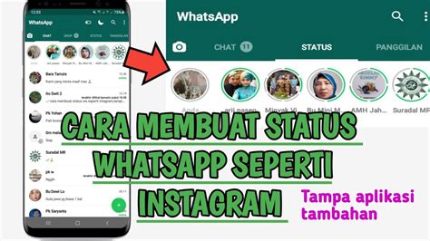 Cara Membuat Status Wa Seperti Instagram Story Whatsapp Seperti