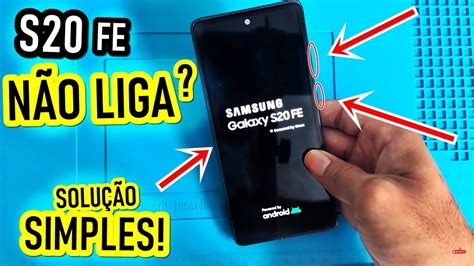Samsung S20 FE não liga SOLUÇÃO SIMPLES Tente isso primeiro em casa