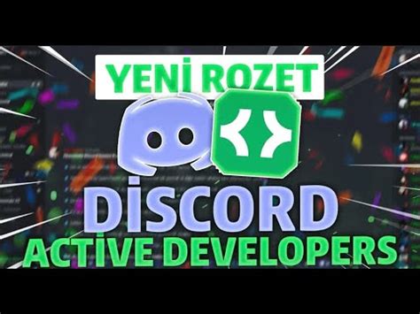 DISCORD YENI ROZET ACTIVE DEVELOPER NASIL ALINIR YouTube